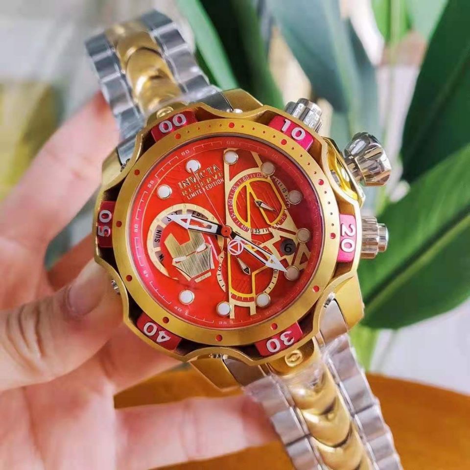 Invicta Invicta Watch Iron Man Men s Large Dial Marvel Joint Clown ...