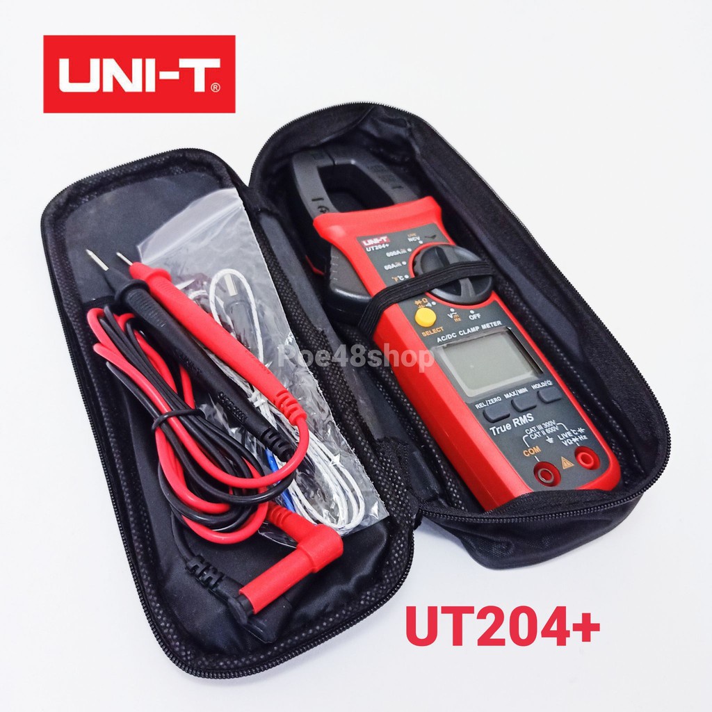 คลิปแอมป์ Digital Clamp Meter UNI-T รุ่น UT-204 Automatic Range True ...