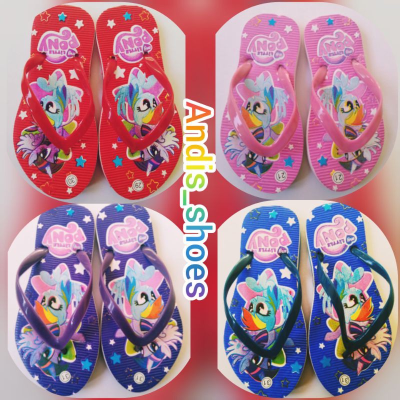 รองเท้าแตะ Flip Flops Pony Horse สําหรับเด็ก 21-25 - andis_shoes.th ...