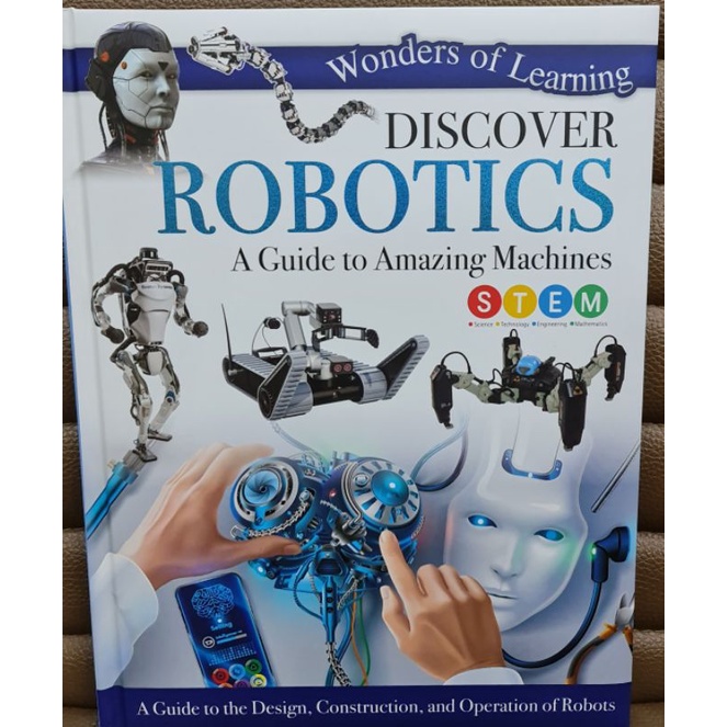 Discover Robotics book (Wonder of Learning) - jollybooks - ThaiPick