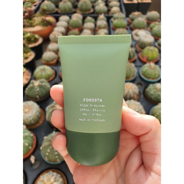FORESTA Vegan Sunscreen SPF50 PA ครีมกันแดดสูตรวีแกน ไม่ทดลองกับสัตว์ ...