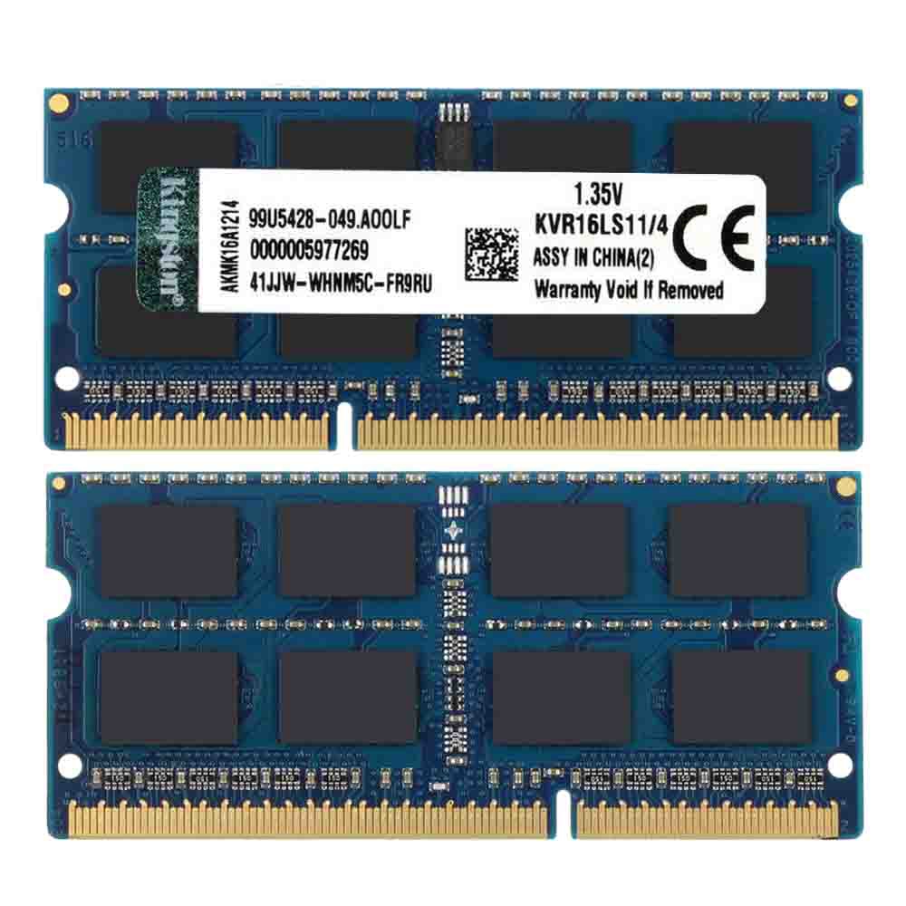 Kingston 2GB/4GB/8GB PC2 PC3 6400S 10600S 12800S 12800 DDR2 DDR3 DDR3L 800/1333/1600MHz Laptop ...