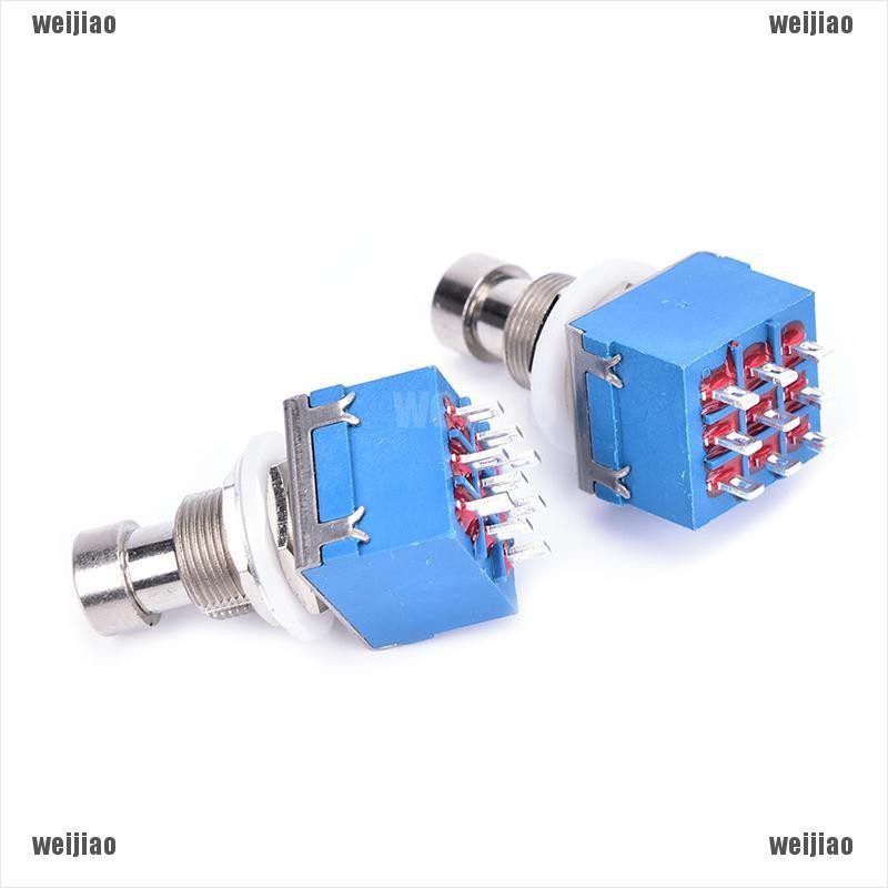(gjia) ใหม่ 3pdt 9 - pin fectects stomp อุปกรณ์สวิตช์ทรูบายพาสสําหรับ ...