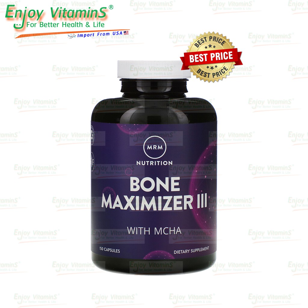 MRM Bone Maximizer III (Calcium Hydroxyapatite) 150 Capsules (Exp.10/ ...