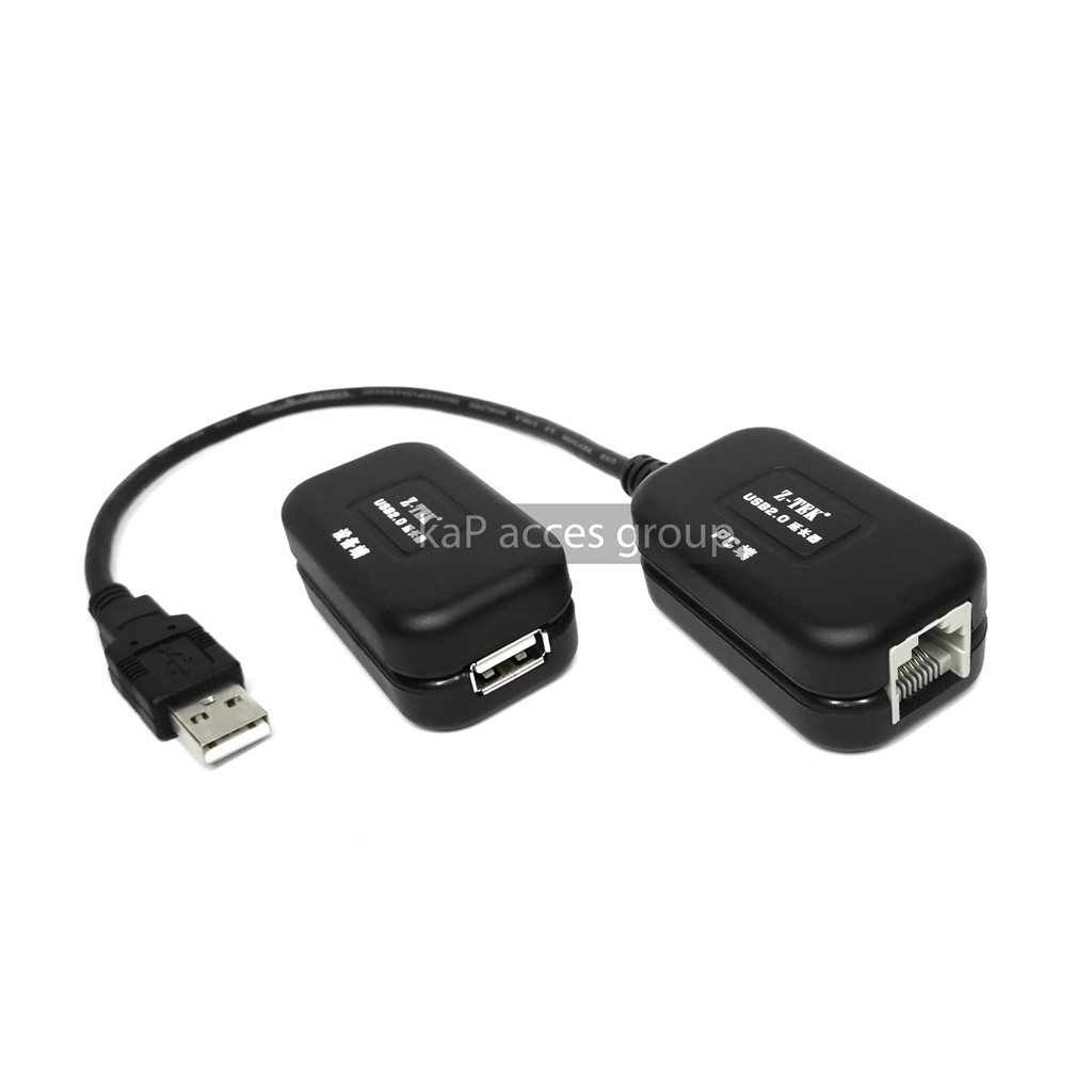 USB 2.0 EXTENDER UTP LAN (50M) ของแท้ ZTek ผ่านสายแลน - kapaccess ...