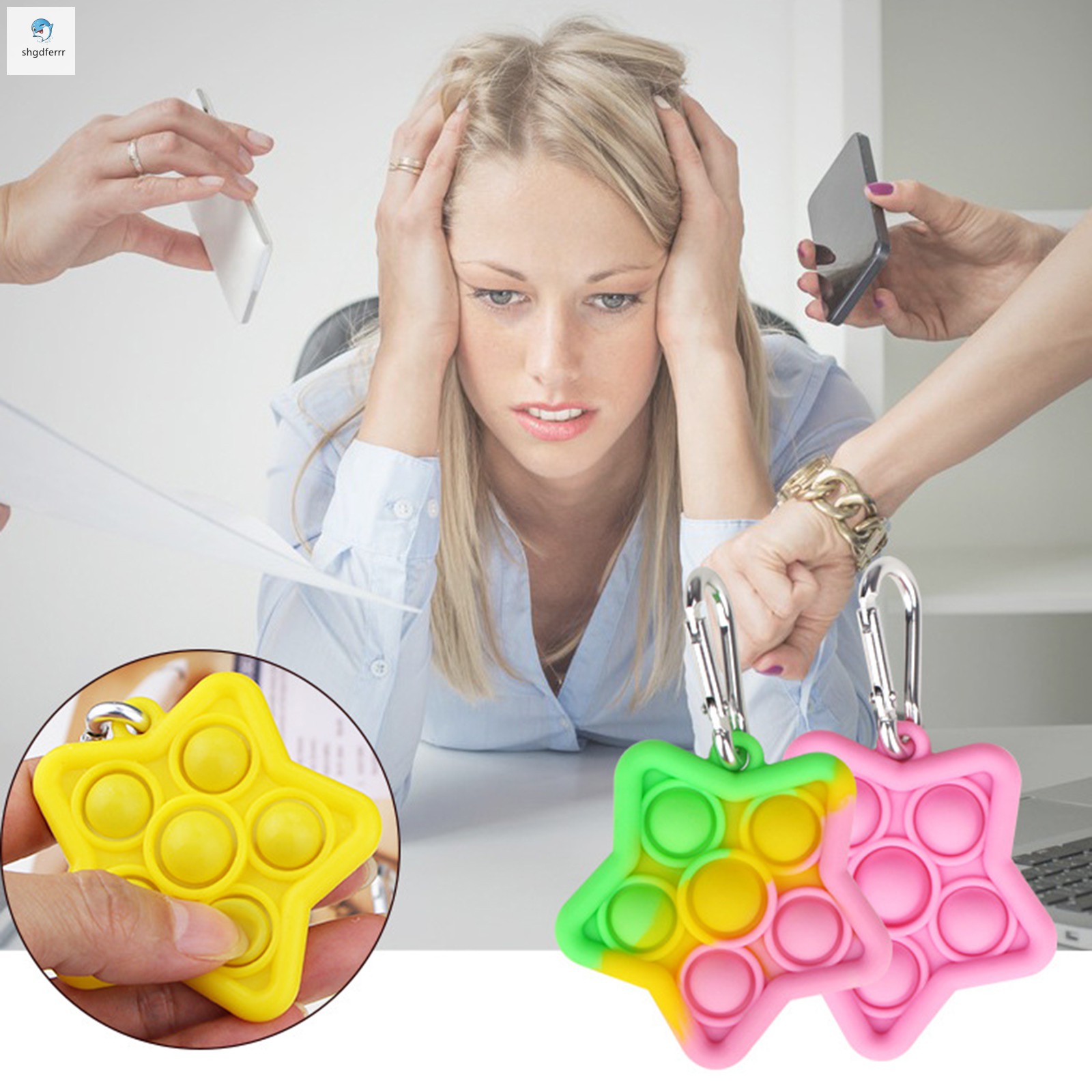 #pop it ของเล่นเสริมพัฒนาการ# 2021 Pop It Push Bubble Gadget Toy ...