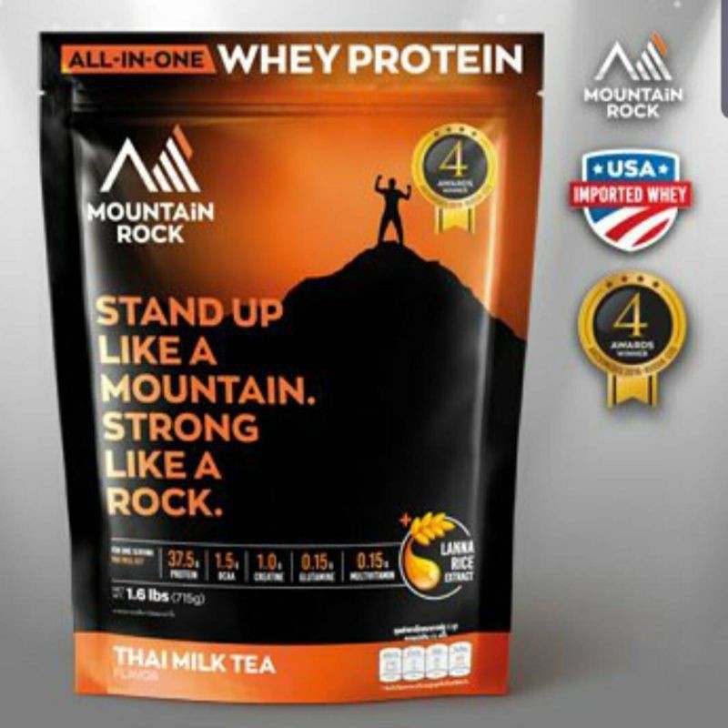 Mountain Rock Whey เวย์สูตรลีน รสชาไทย(เมาเท่นร็อคเวย์) - wish_whey - ThaiPick