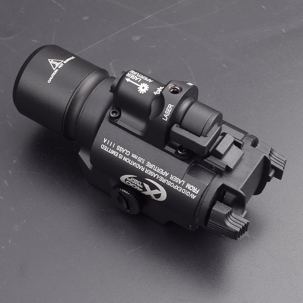 Airsoft Surefir X400U Ultra Led Handgun Flashlight with Green Laser ...