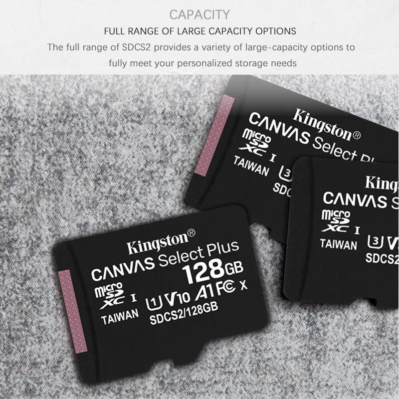 LOCAL STOCK Kingston Canvas Select Plus Class 10 100MB/s 8GB/16GB/32GB/64GB/128GB Micro SD MSD ...