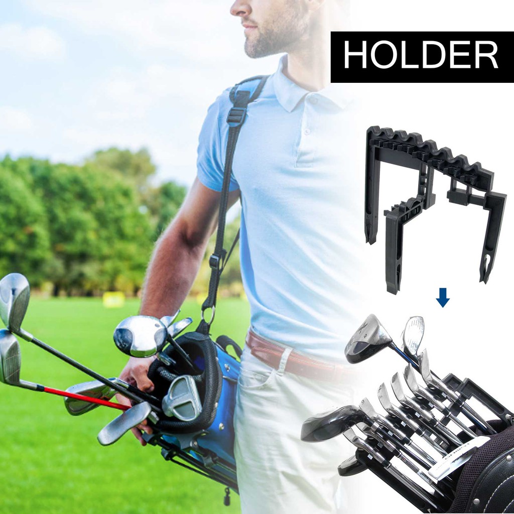 Golf Rod Holder Golf Club Storage Holder For 9 Rods Iron Club Holder ...