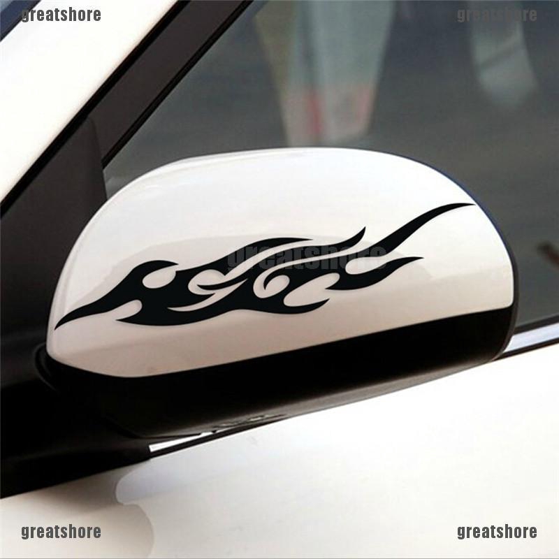 GRE3D Flame Car Art Vinyl Decal Funny Car Truck Motorcycle Window ...