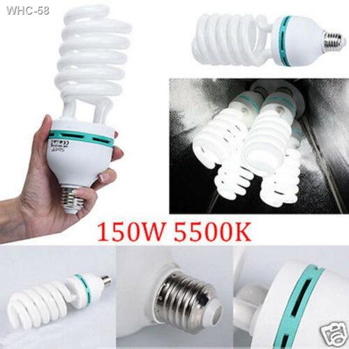 150w 5500k E27 Photo Studio Bulb Video Light Photography Daylight Lamp ...