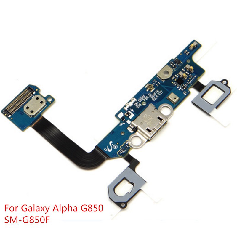 แท่นชาร์จ Micro USB + สายไมโครไฟเบอร์สำหรับ Samsung Galaxy Alpha G850 SM-G850F - sws.th - ThaiPick