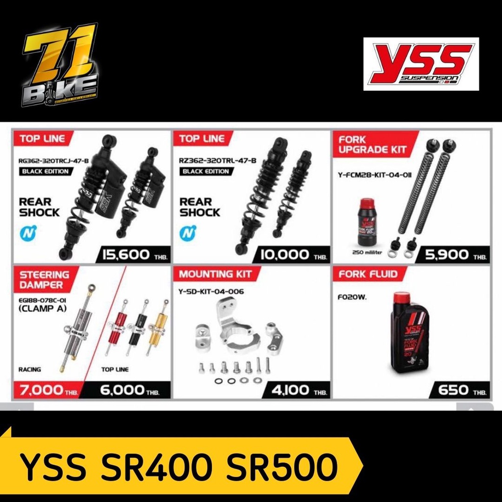 วัดอุณหภูมิน้ำมันเครื่อง RR Oil Dipstick Thermometer RR34 SR400 SR500 XT500 - 71bike - ThaiPick