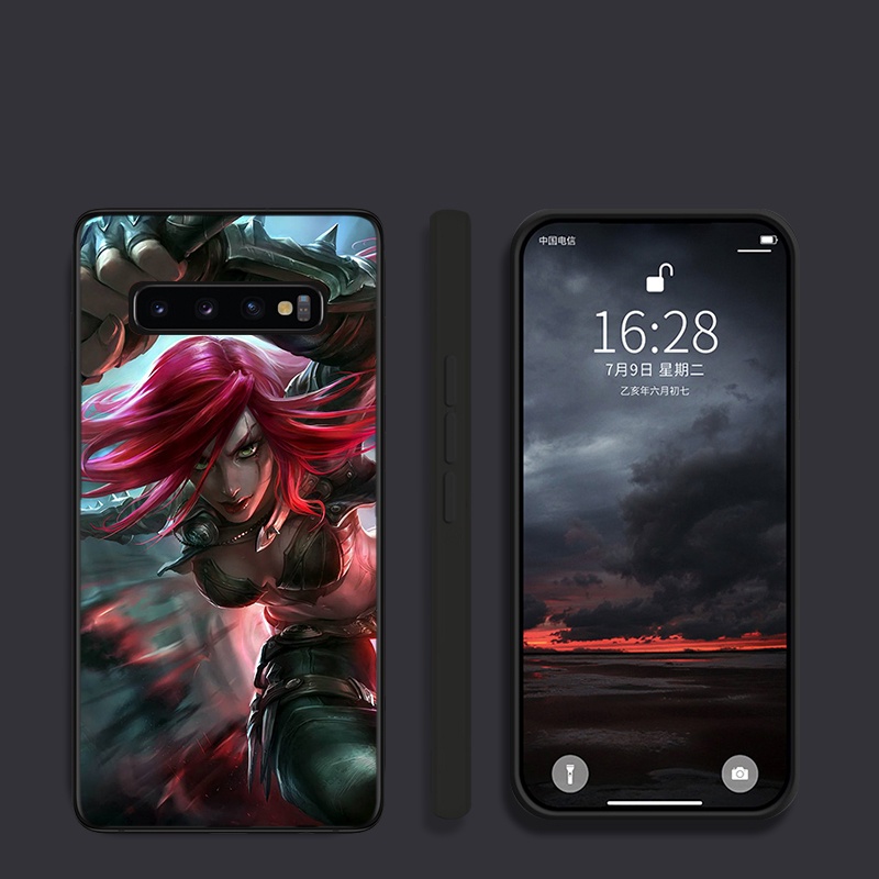 Samsung S7 Edge S8 S9 S10 Plus Plus S10E Soft Case B124 League of Legends kda lol logo ...