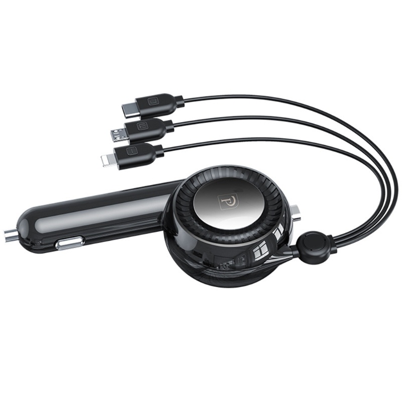 Car Charger Extension Fast Charging One Trailer Three with Micro Light ...