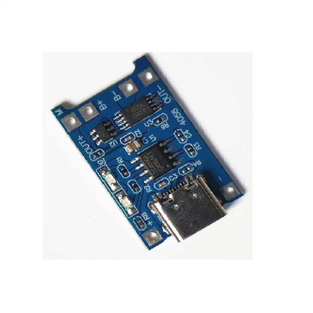 โมดูลชาร์จแบต 3.7v TP4056 1A lithium battery charging board micro usb ...