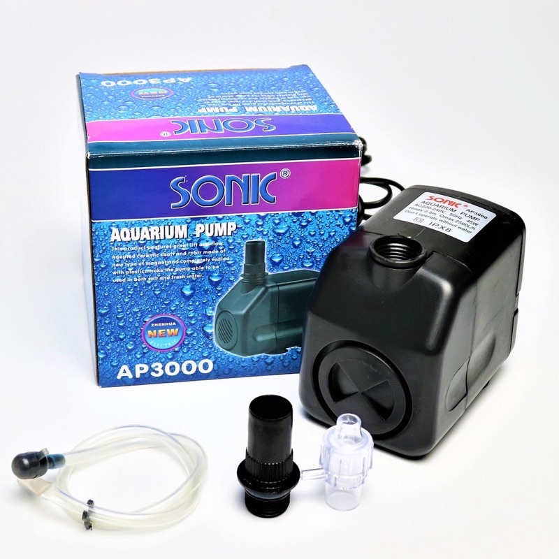 ปั๊มน้ำตู้ปลา Aquarium pond water pump SONIC AP-600 AP-1000 AP-1200 AP ...