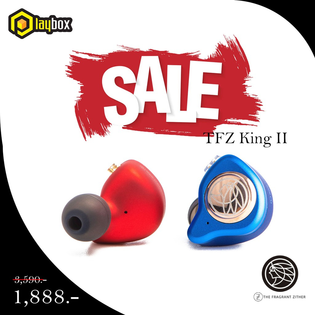 โปรเทกระจาด TFZ King II หูฟัง IEM ระดับ Audiophile ถอดสายได้ จากปกติราคา 3590 ลดเหลือ 990 บาท ...