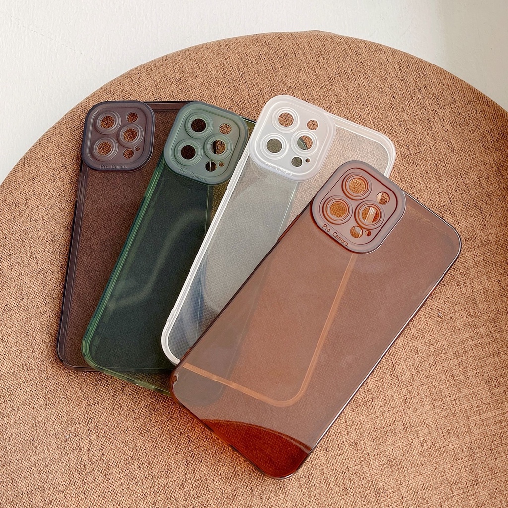 Ins Pure Color Transparent Soft Case for IPhone 13 12 Pro ProMax 11 ...