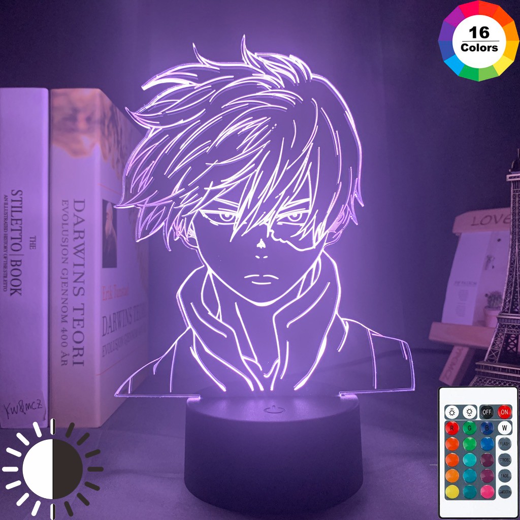 MY HERO ACADEMIA DABI LED ANIME LAMP 3D Nightlights Boku no Hero ...