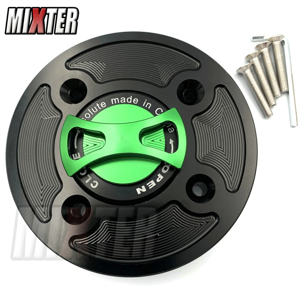 Motorcycle Gas Fuel Tank Cap Quick Release Cover Decorative Guard For ...