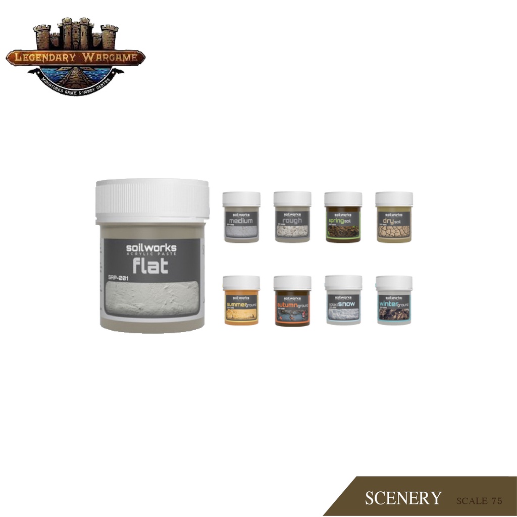 พร้อมส่ง SCALE 75 SOILWORKS SCENERY ACRYLIC PASTE - legendarywargame ...