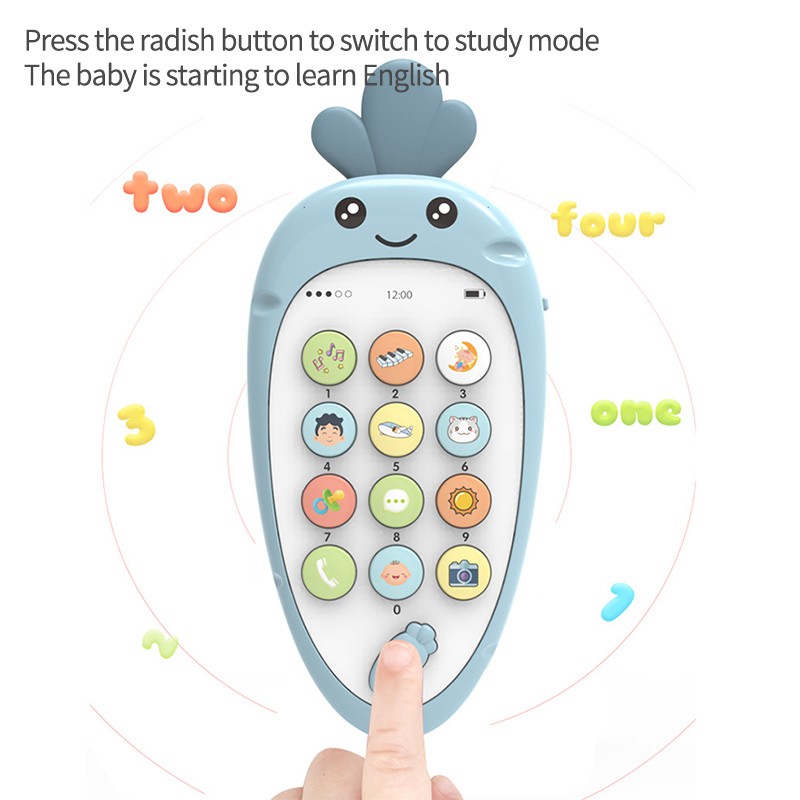 Baby Phone Toys for Newborns 0-12 months Toy Mobile Phone for Kids ...