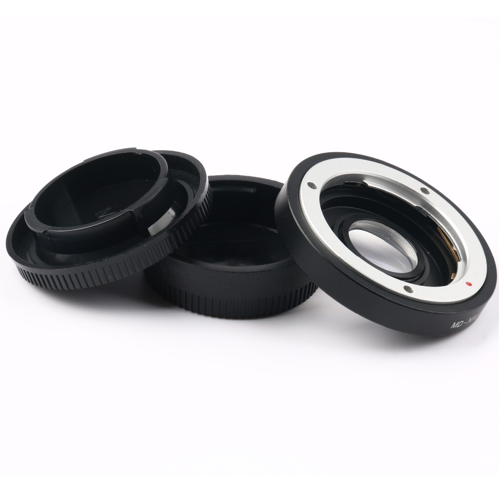MDAI Camera Lens Adater with Otical Glass Infinity Focus f Minolta MD ...