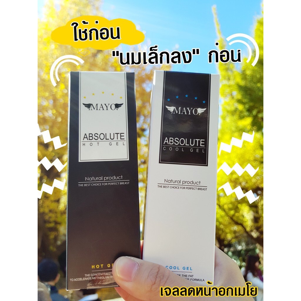 MAYO ABSOLUTE GEL - เจลลดหน้าอกเมโย แอปโซลูท เจล 80g - tomboythailand ...