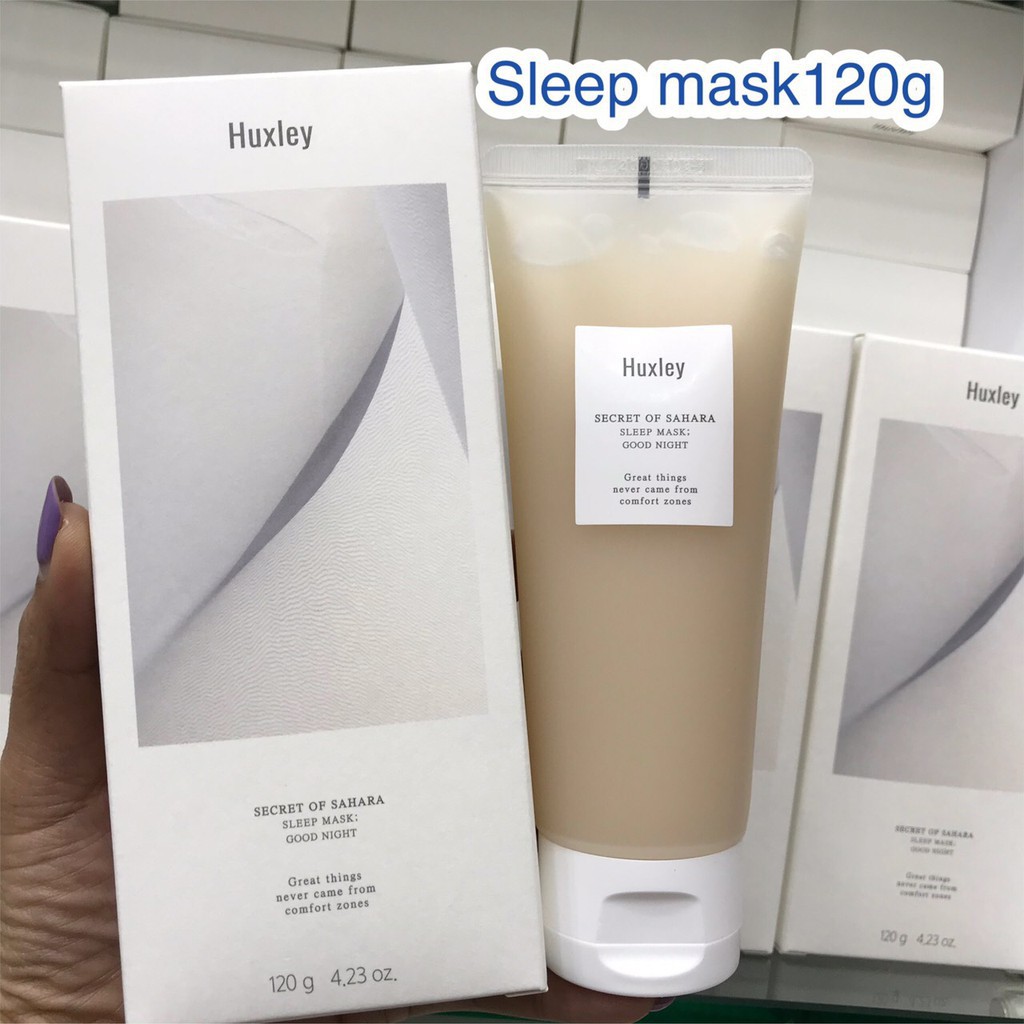 Real Stock ♤สลีปปิ้งมาสก์ HUXLEY Secret Of Sahara SLEEP MASK GOOD NIGHT ...