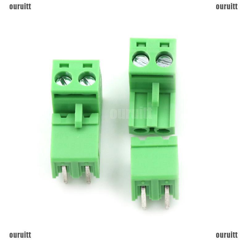 SP 20pcs 5.08mm Pitch 2Pin Plug-in Screw PCB Terminal Block Connector SV - ouruitt.th - ThaiPick