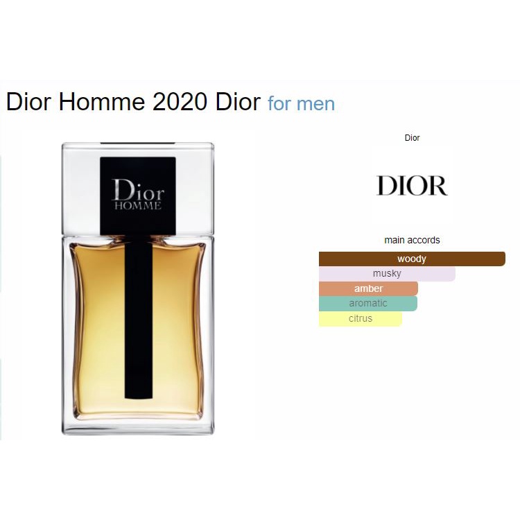 ของแท้ Christian Dior Homme EDT 2020 ขนาด 100ml กล่องซีล ป้ายไทย เบิก ...