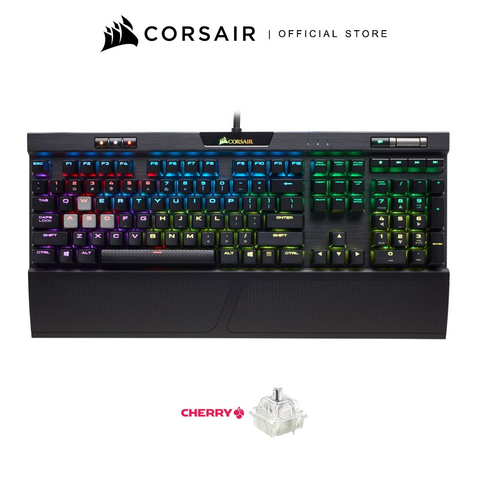 CORSAIR Keyboard K70 RGB MK.2 RAPIDFIRE Mechanical Gaming Keyboard — CHERRY® MX Speed | Shopee ...