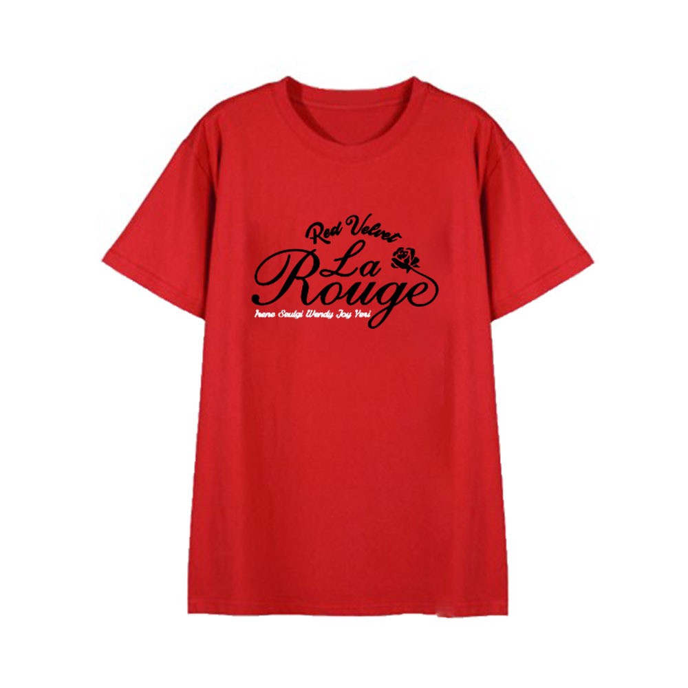 Kpop Red Velvet T-Shirt La Rouge Concerts Tee Loose Shirt for Men and ...