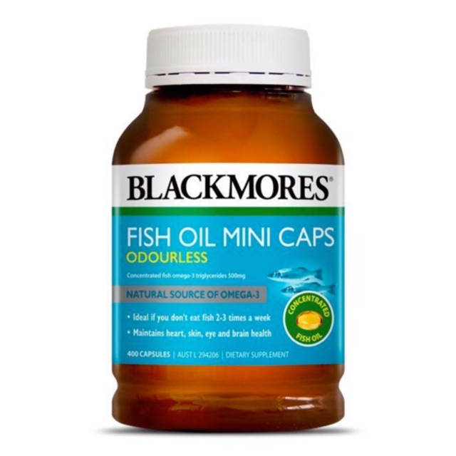 Blackmores Fish Oil mini caps Odourless พร้อมส่งจากไทย️ น้ำมันปลาเม็ด ...