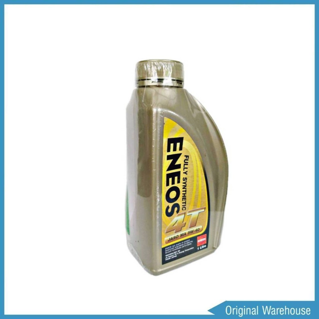 ENEOS 4T 5W-40 ปริมาณ 1ลิตร FULLY SYNTHETIC สังเคราะห์แท้ 100% ...