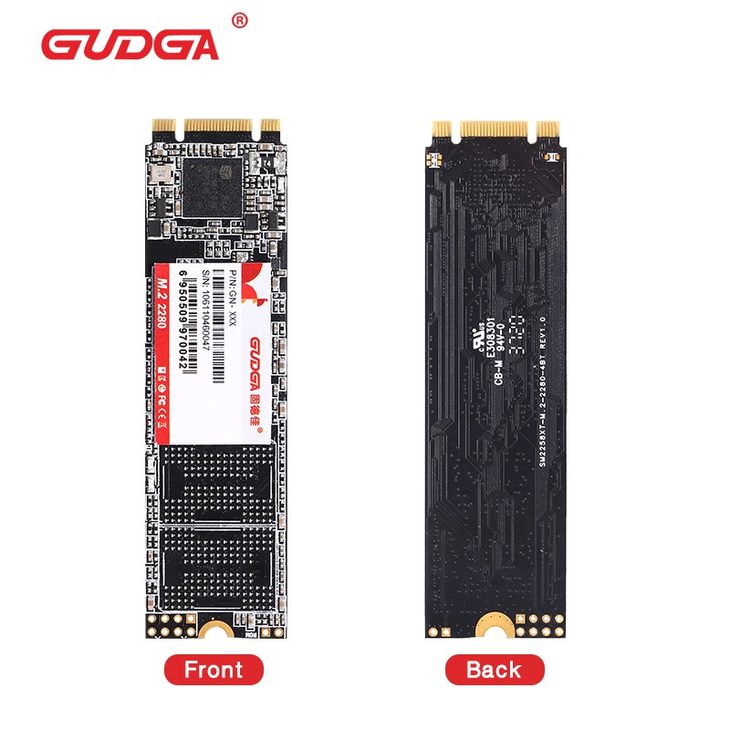 ฮาร์ดดิสก์：GUDGA M.2 NGFF SATA SSD 1TB 2TB Hard Drive Internal solid disk 64GB 128GB 256GB 512GB ...