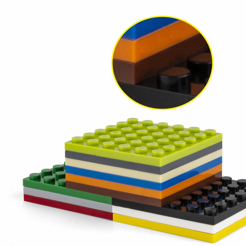 10Pcs Small Particle 3958 6x6 Building Block Bottom Plate DIY Parts ...