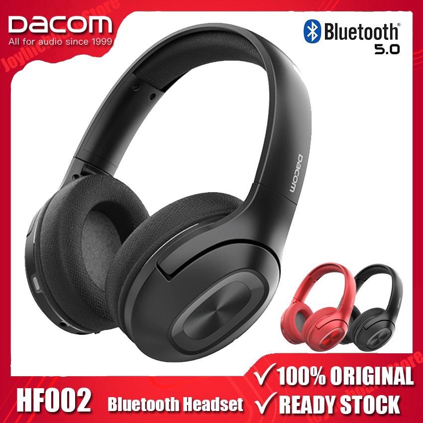 Dacom HF002 หูฟังบลูทู ธ Deep Bass ชุดหูฟังไร้สายหูฟังบลูทู ธ แบบครอบหู 5.0 ไมค์ในตัวสำหรับ ...