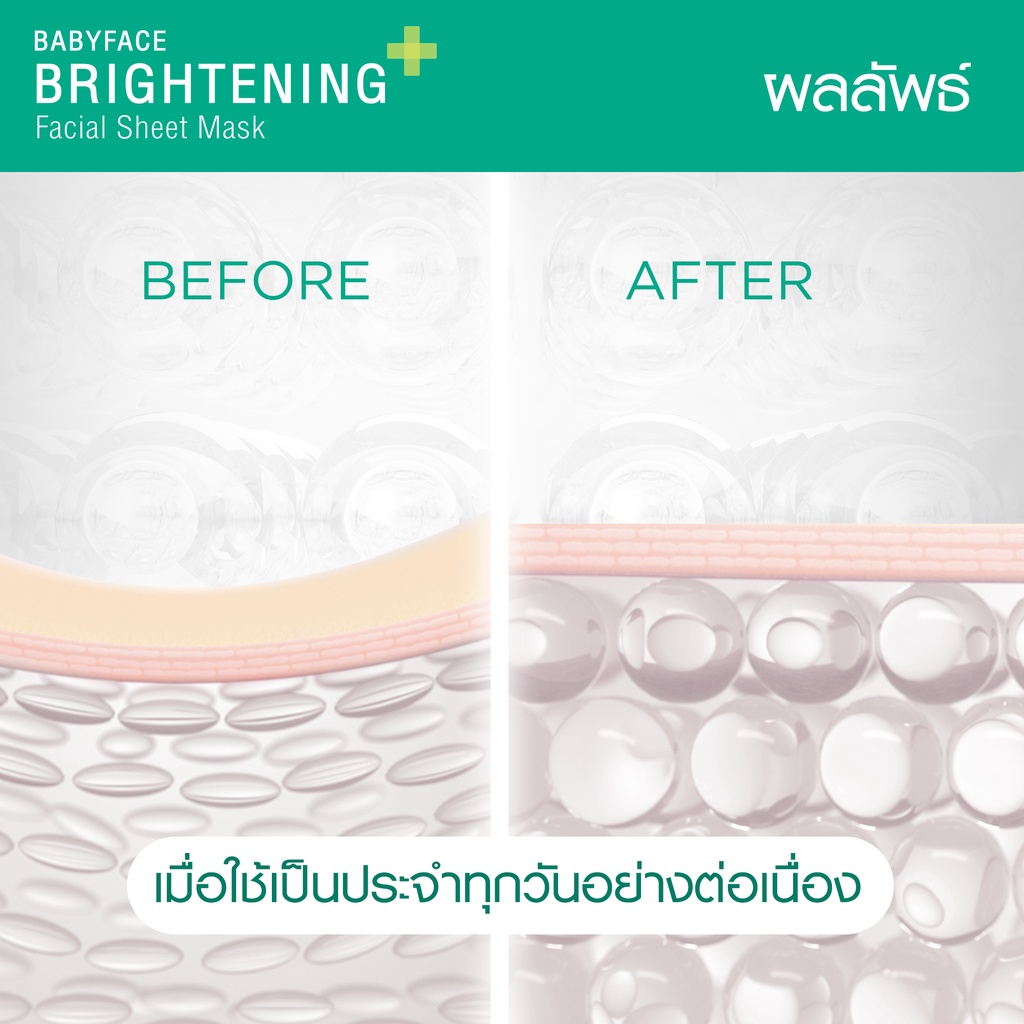 Smooth E Brightening Facial Sheet Mask 15s แผ่นมาร์คหน้าเพื่อผิวขาว ...
