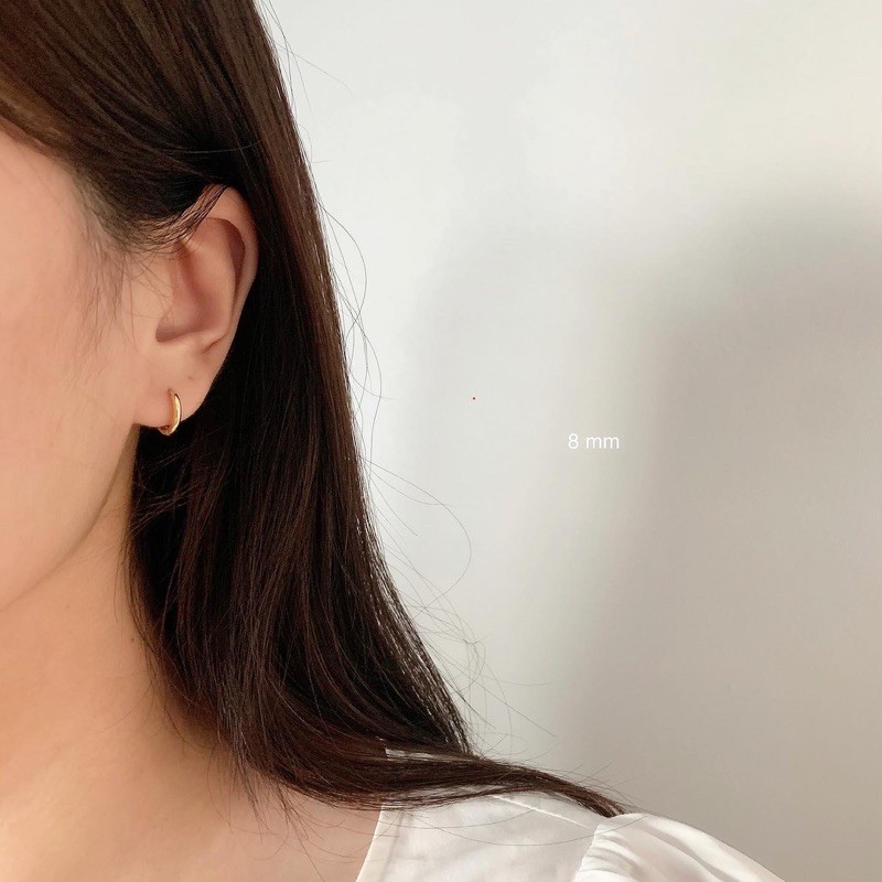 A.piece all silver 925 ต่างหูเงินแท้ Basic one-touch earrings(151-153) - a.piecestores - ThaiPick