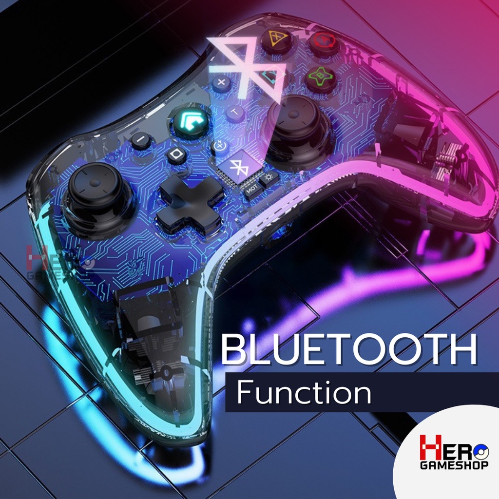 ต่อได้ทุกเครื่อง จอย ios Android Ps4 PC Joy Pro Nintendo Switch Tower of Fantasy Genshin Apex ...