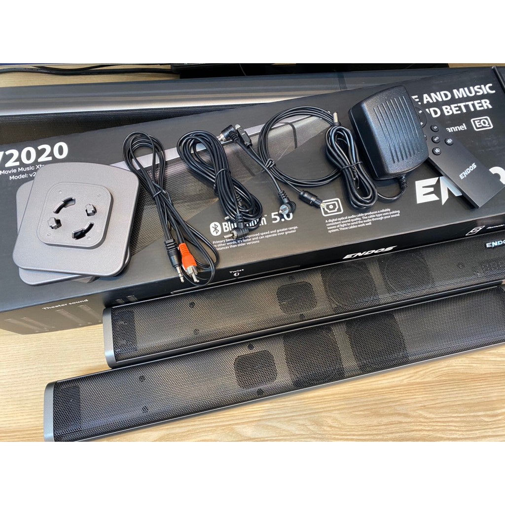 V2020 ENDOS ใส่โค้ดOVER1010 ลด40บาท Super SoundBar 2in1 SoundBarHome ...