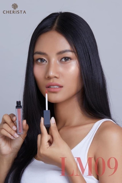 ลิปสติกเนื้อแมท Cherista LM09 Zion สีส้มปะการัง - narimpak_635 - ThaiPick