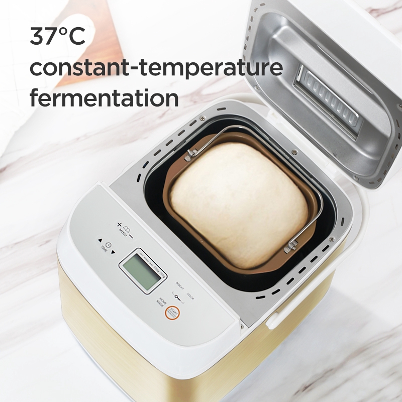 Petrus PE6280 19-in-1 full-automatic bread&ice cream machine, 1.5lb with nuts dispenser 5chr ...