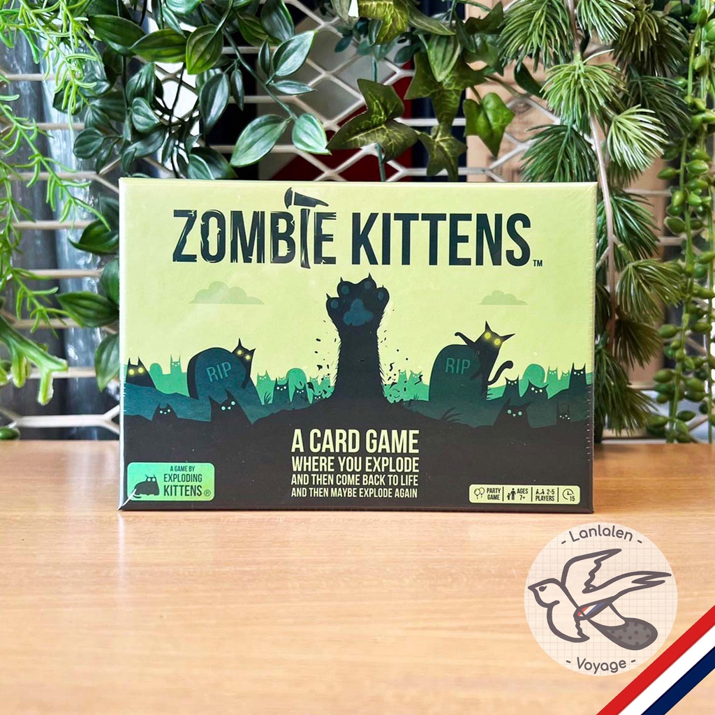 Exploding Kittens Zombie Kittens แมวเหมียวระเบิด แถมซองพรีเมียมฟรี ...