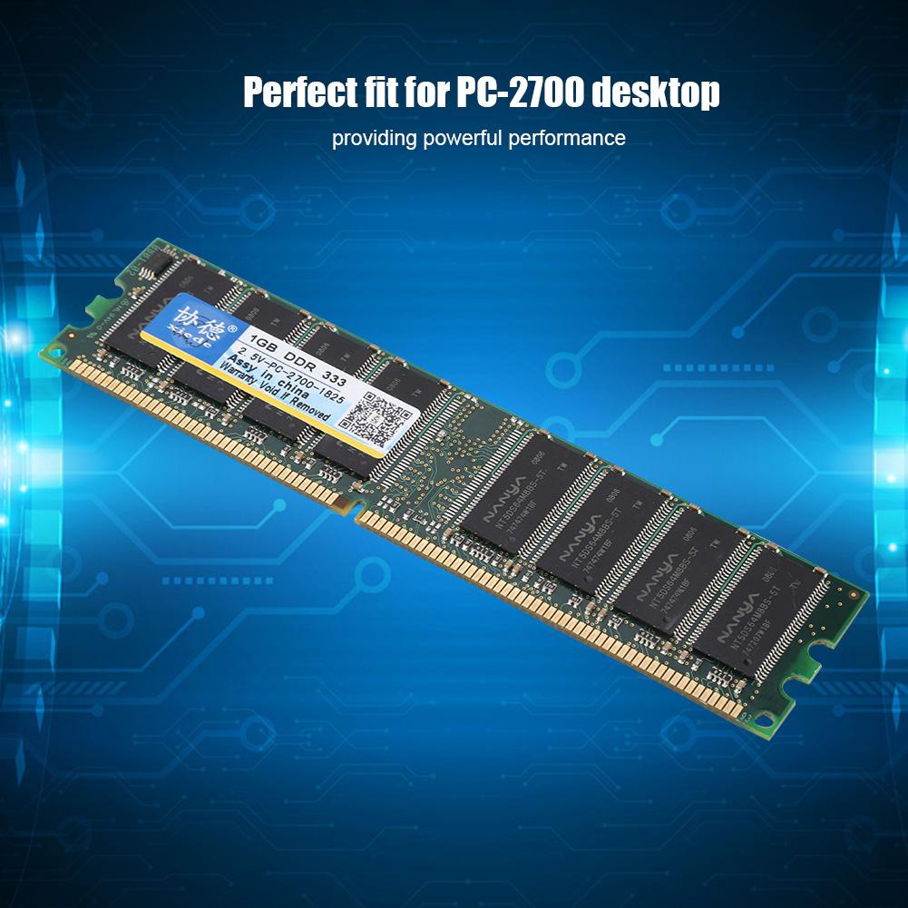 Xiede 184 Pin โมดูลหน่วยความจํา Ddr 333 1 G Desktop Amd Dicated Ram ...