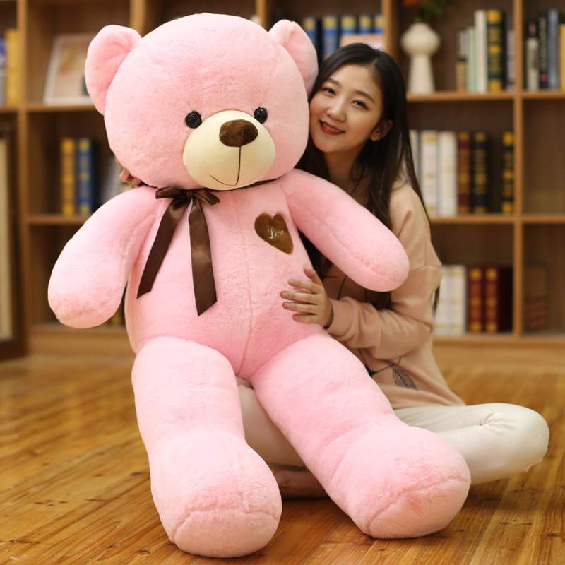 Love big bear plush toy doll teddy bear rag doll bed hug bear girl ...