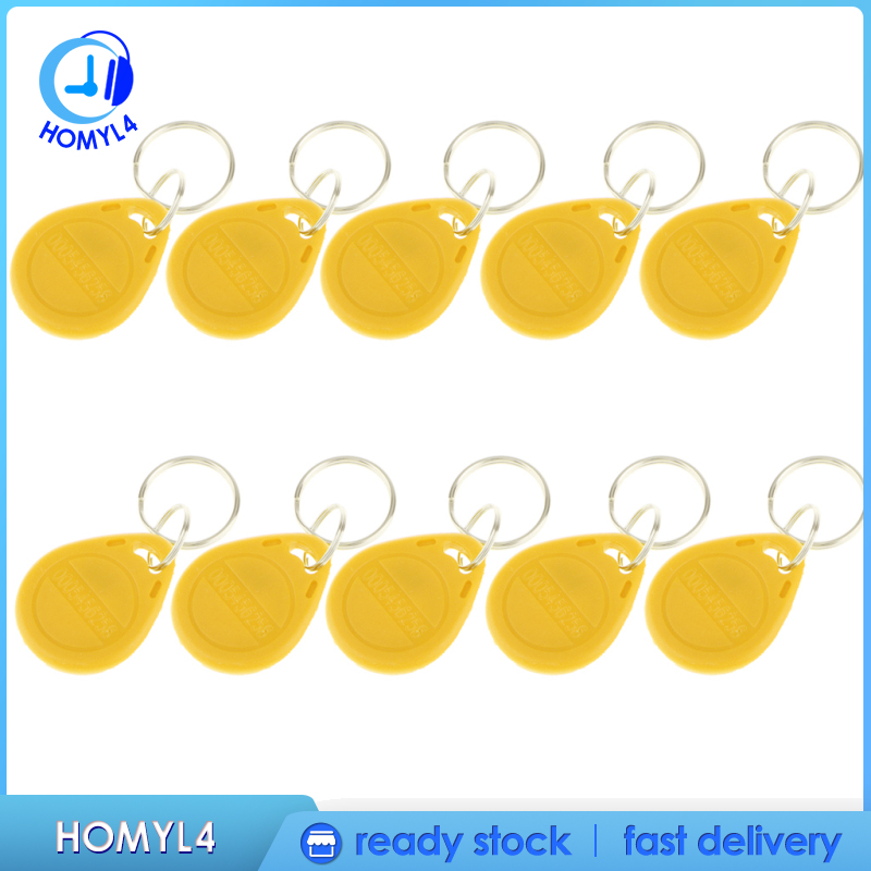 Trend Technology10Pcs 125KHZ RFID Proximity ID Card Token Tags Key Fobs ...